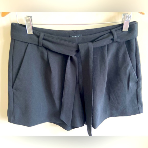 LOFT | Shorts | The Loft Belted Dress Zip Front Shorts Nwot | Poshmark